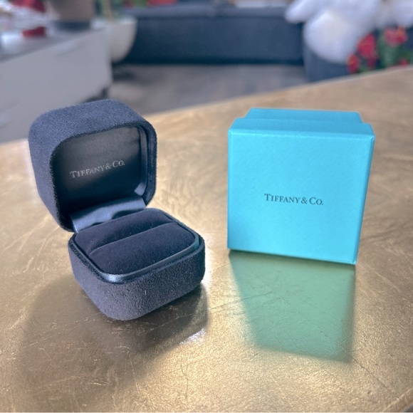 Tiffany & Co. | Accessories | Tiffany Co Suede Ring Presentation Case ...